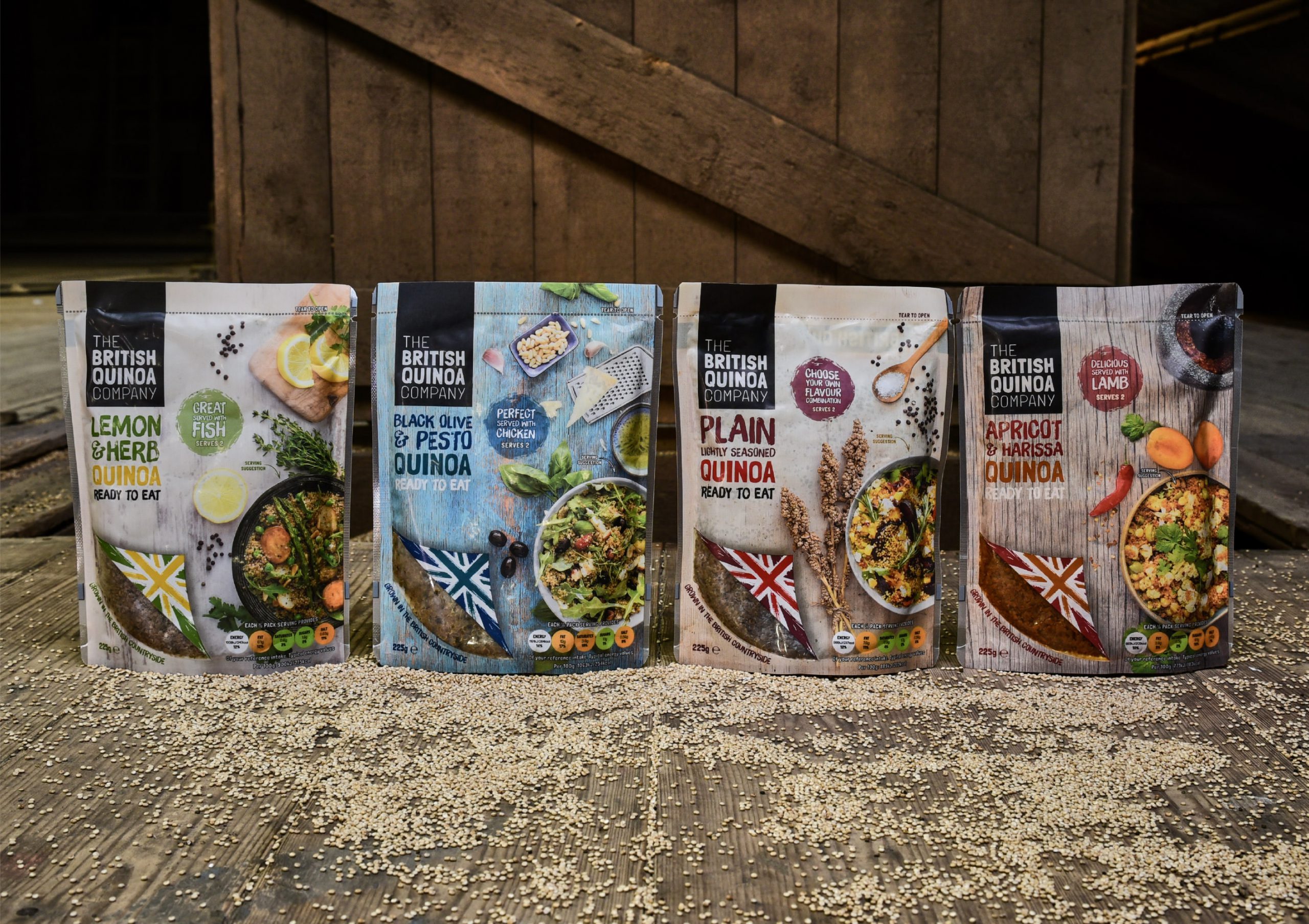 The British Quinoa Company | Packaging & Web Designers