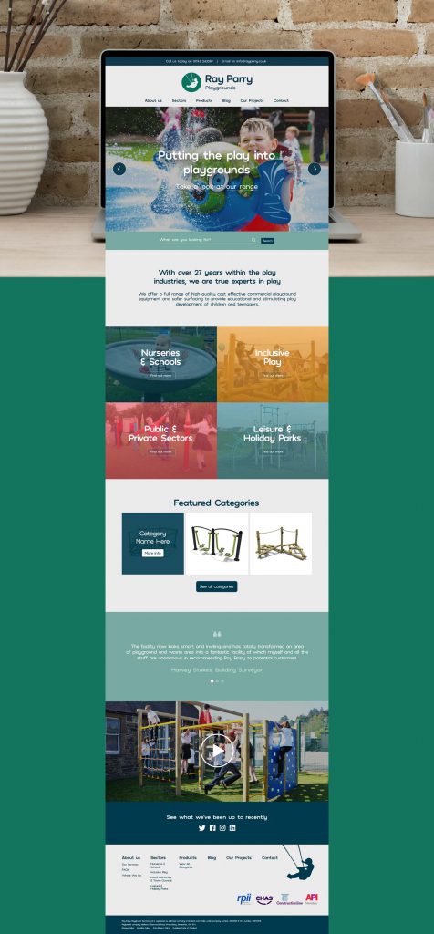 Ray Parry Playgrounds | Web Design & Marketing In Shropshire