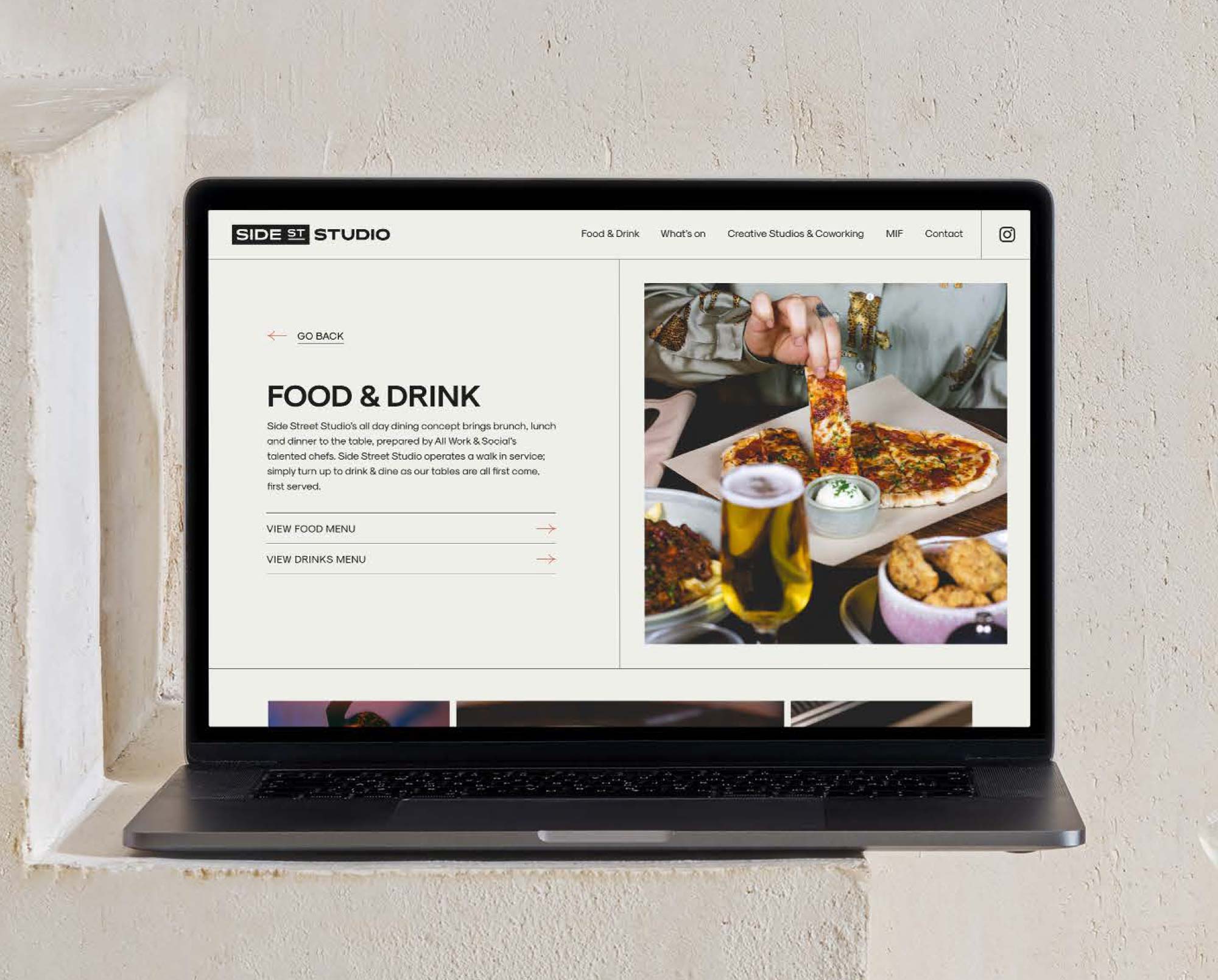 Side Street Studio | Website Design By Source